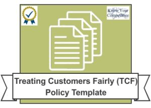 TCF Policy Template | Treating Customers Fairly Policy Template