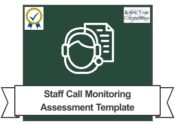 Employee Call Monitoring Assessment Template