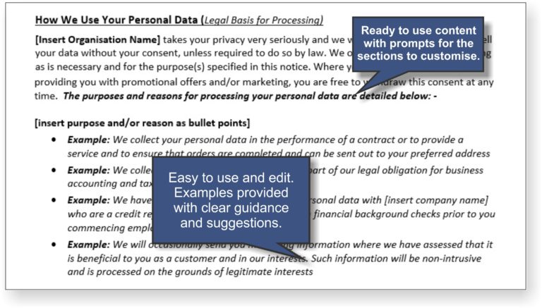 How to Write a GDPR Privacy Notice | Privacy Notice Template