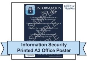 Information Security Office Poster | Info Sec Wall Poster