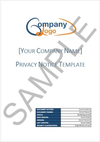 Privacy Notice Template | Employee Privacy Notice | Privacy Policy