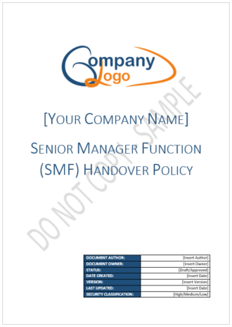 SMF Handover Policy Guidance & Sample