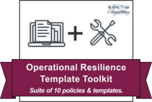 Operational Resilience Templates | Resilience Framework